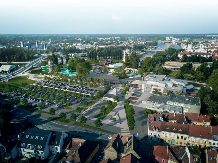 Így fejlődik a fürdőkomplexum a folyók városában | Magyar Építők