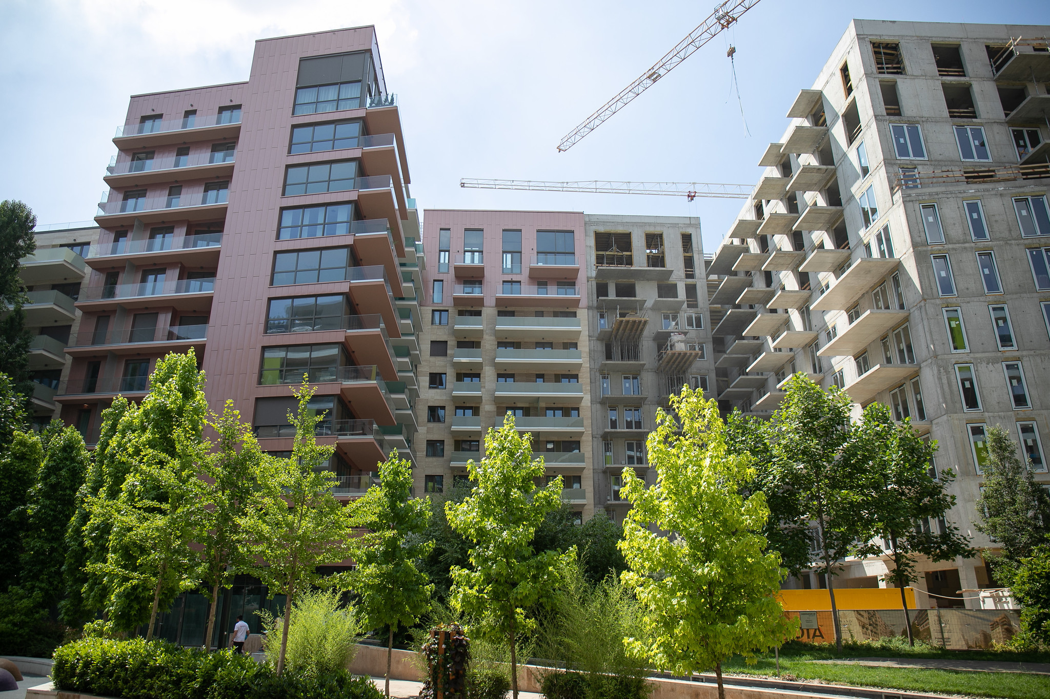 Már szerkezetkész a Corvin Sétány utolsó épülete | Magyar Építők