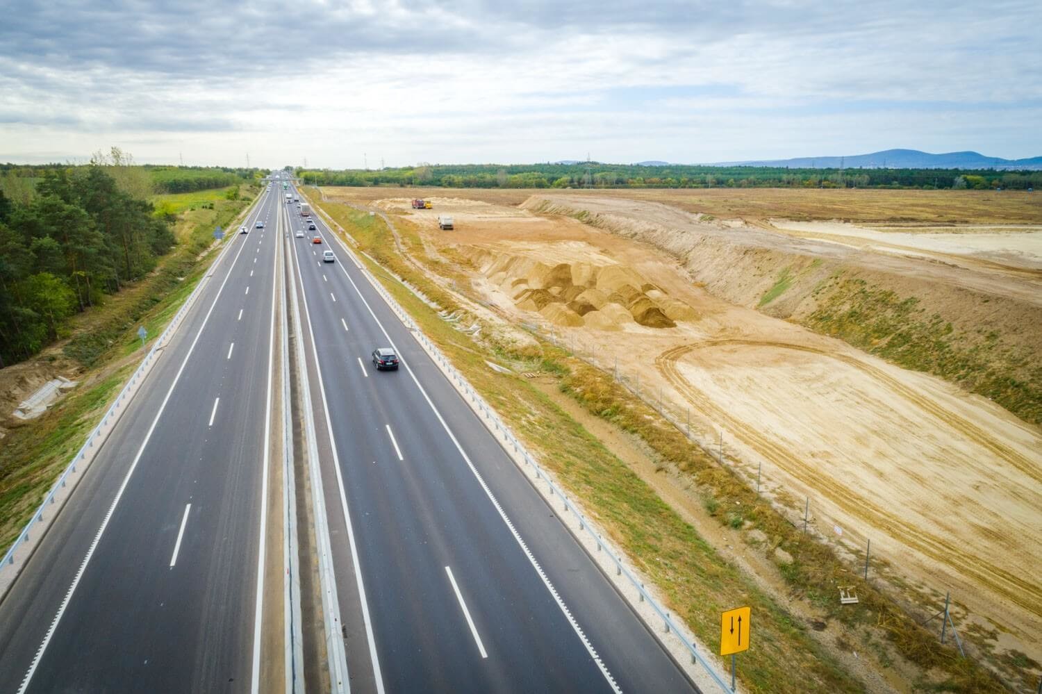 Vác térségében folytatódik az M2-es négysávosítása | Magyar Építők