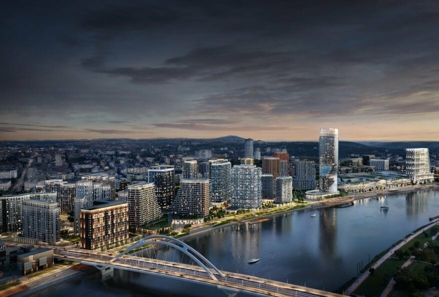 Zöld energiával építkezik a Belgrade Waterfront városnegyed ...