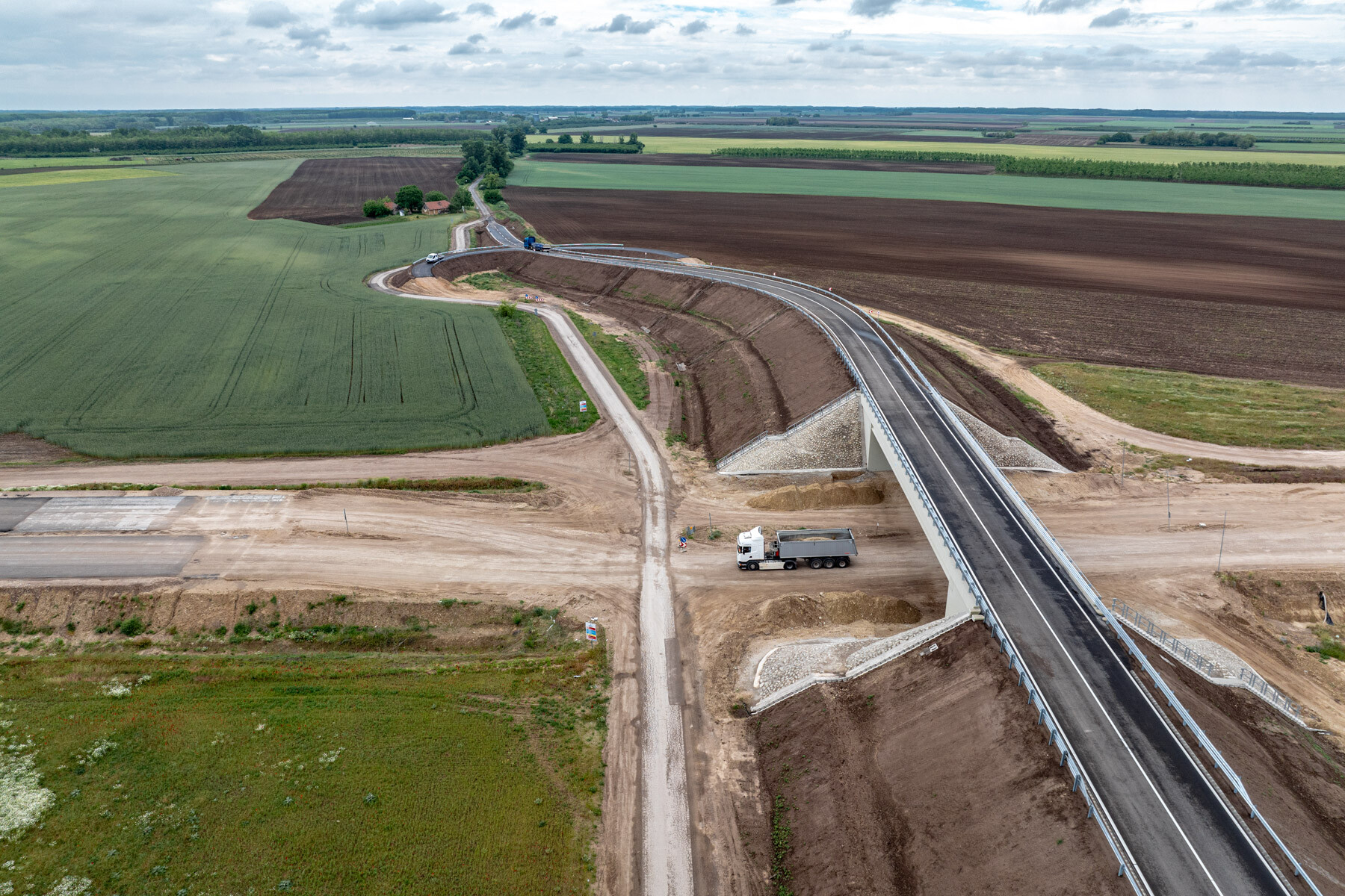 Itt tart az M44-es zárószakaszának kivitelezése | Magyar Építők