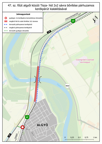 Kerékpárút és négy sáv lesz az algyői Tisza-hídon - indulhat a tervezés | Magyar Építők